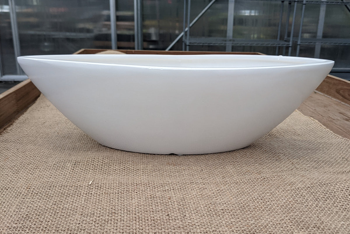 Ceramic Canoe Planter Large – Down to Earth Gardens and Nursery